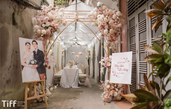 Trang trí tư gia cưới Thu Hà & Lê Huy tại Hà Nội